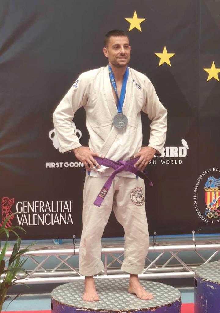 Ivan Castillo subcampió d’Europa de Jiu-Jitsu
